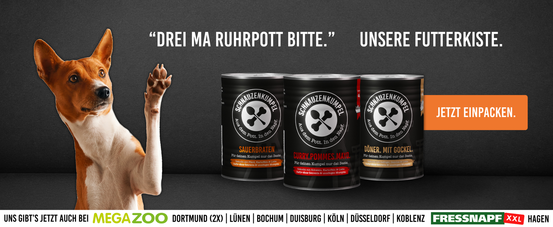 Schnauzenkumpel - Alles drin. Außer Mumpitz.